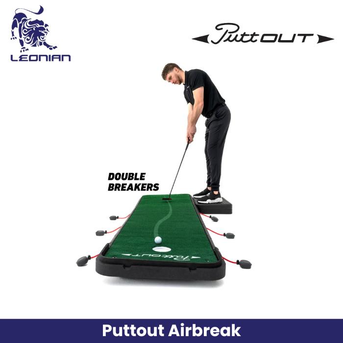 Puttout AirBreak Putting Mat - Ultimate Indoor Putting Practice Aid ...